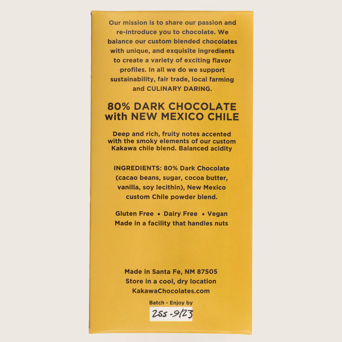 Kakawa Chili Dark Chocolate Bar – Kakawa Chocolate House SF